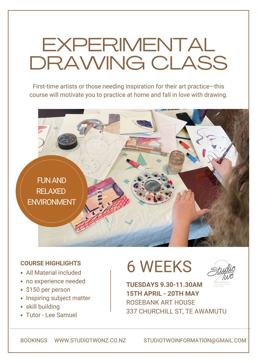Experimental Drawing class - 6 weeks – Studio Two NZ